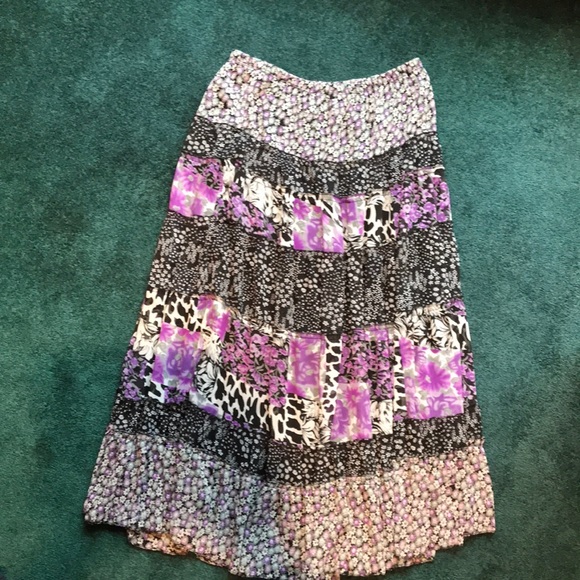 Notations | Skirts | Notations Tiered Maxi Size S | Poshmark